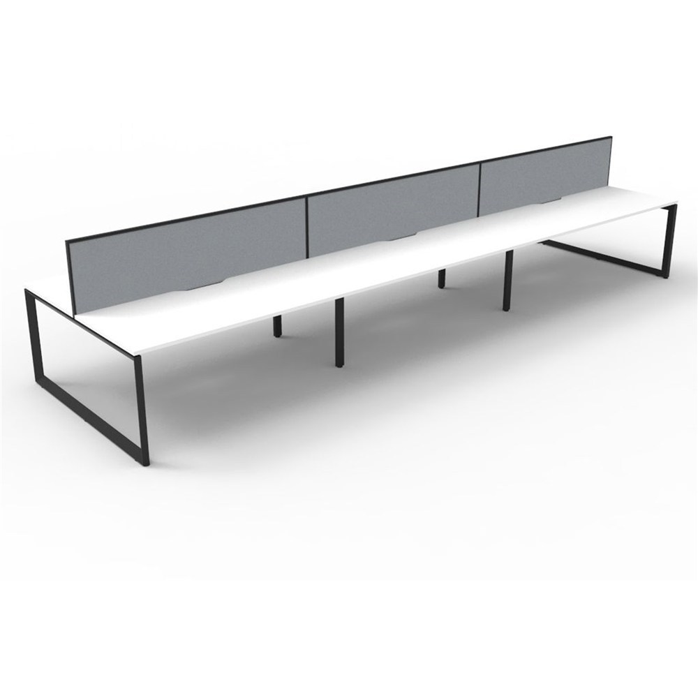 Office Furniture - Rapidline Deluxe Infinity Desk Loop Leg Double Sided ...