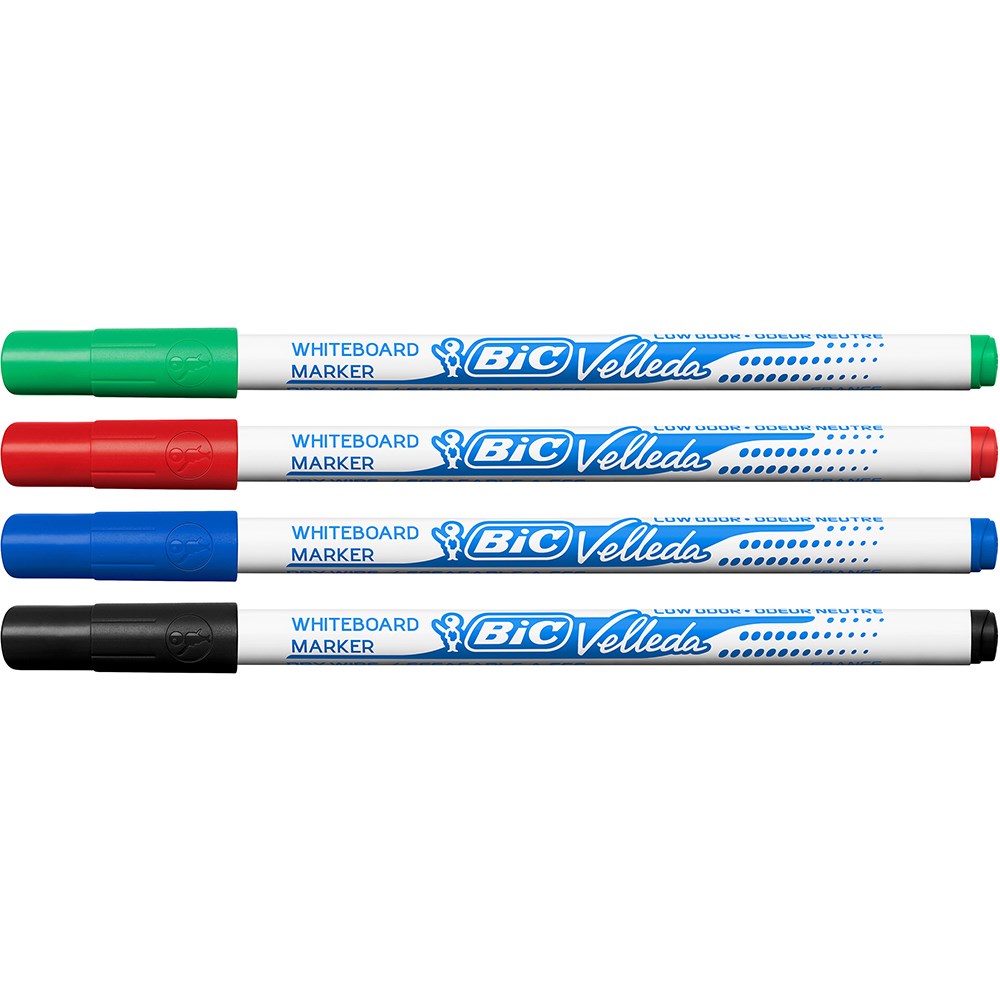 Markers & Highlighters - Bic Velleda Whiteboard Marker 1721 Thin Bullet ...