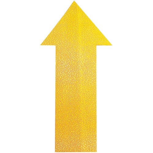 Safety - Durable Floor Markings Arrow Yellow Pack of 10 - Cultural ...