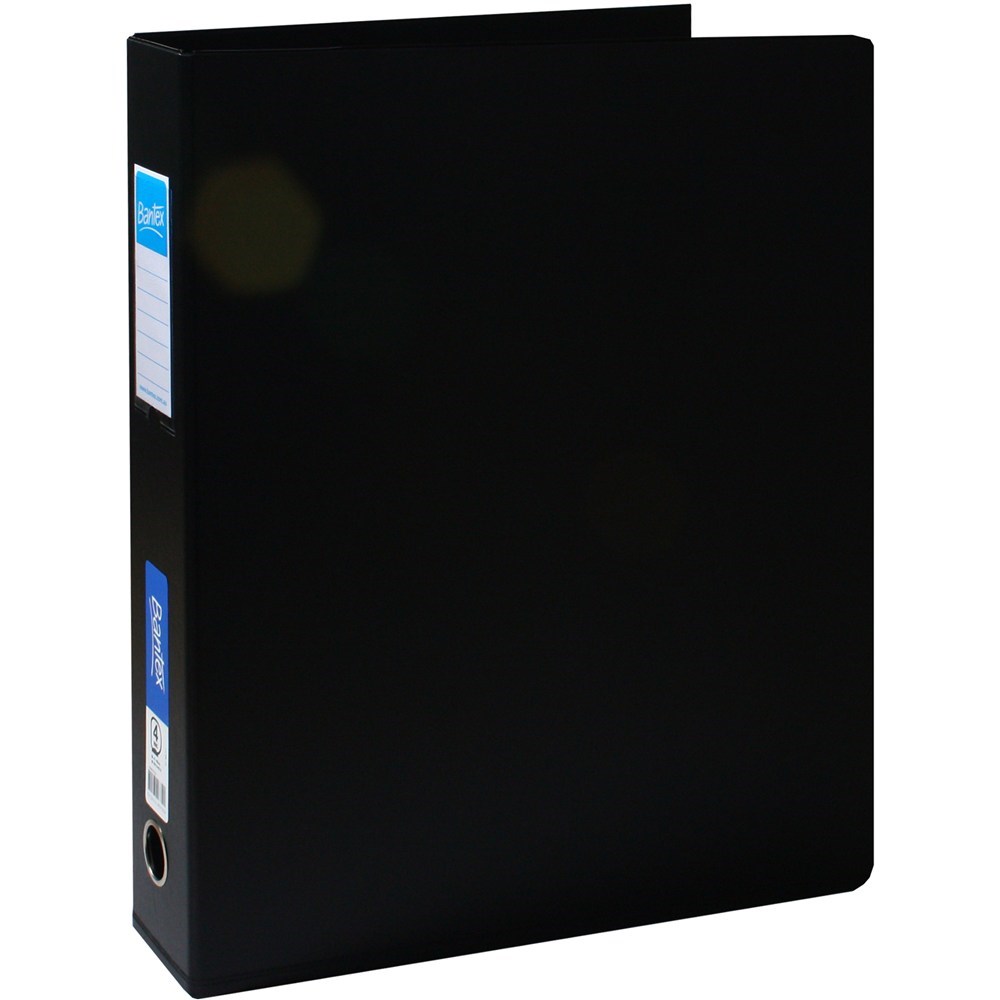 Binders & Folders - Bantex Binder A3 4D 65mm Upright Black - Cultural ...